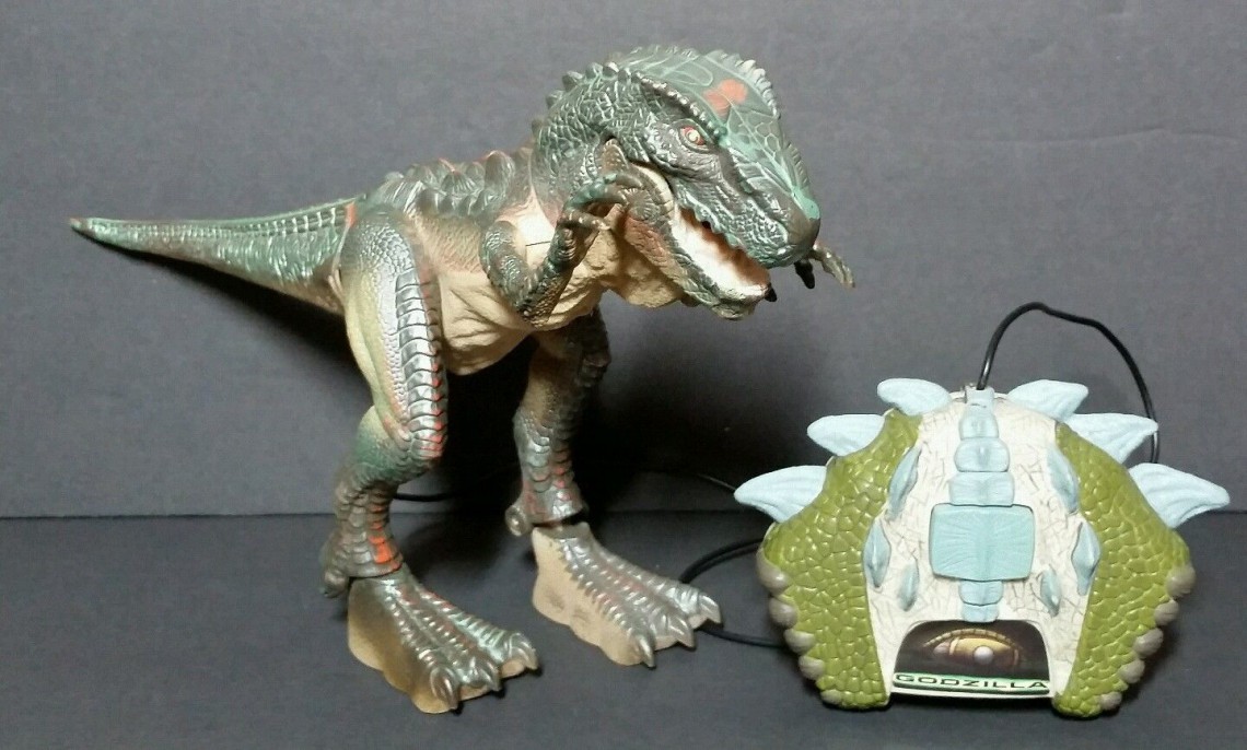 1998 Remote Control Claw Slashing Walking Baby Godzilla Hatchling - Out ...