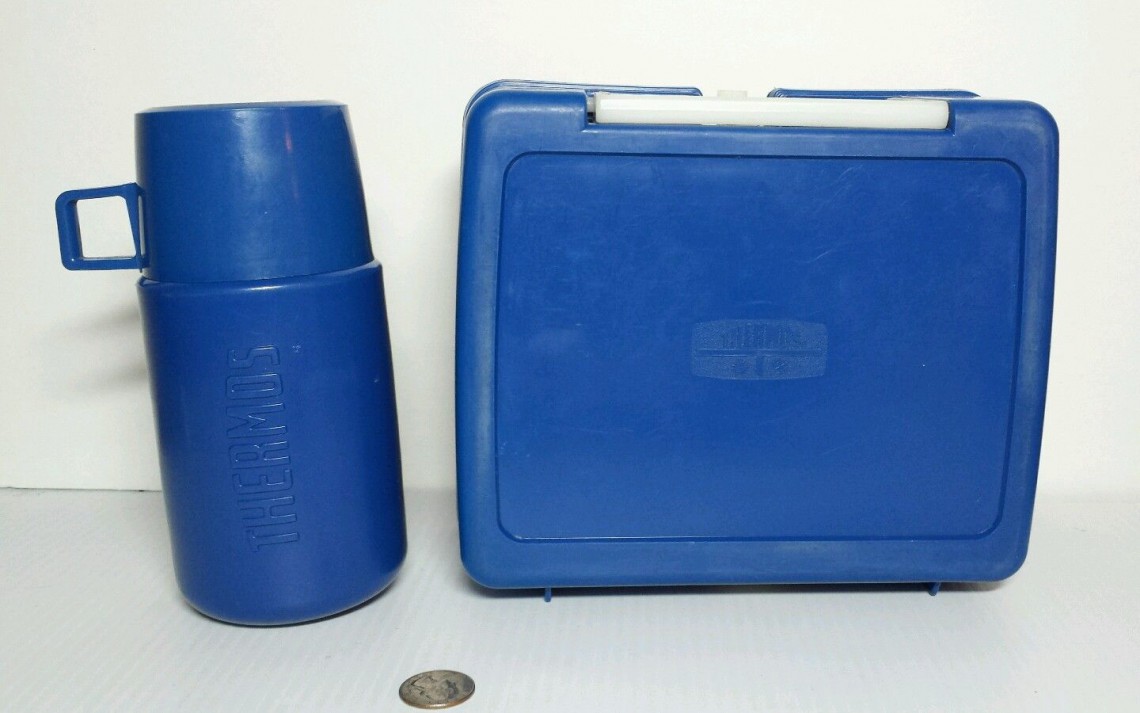 1985 WWF Wrestling Hulk Hogan Plastic Lunchbox with Thermos - Out of ...