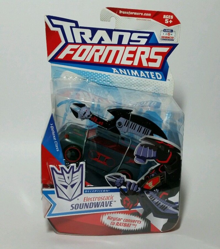 2008 Transformers Animated Electrostatic Soundwave Deluxe Class ...