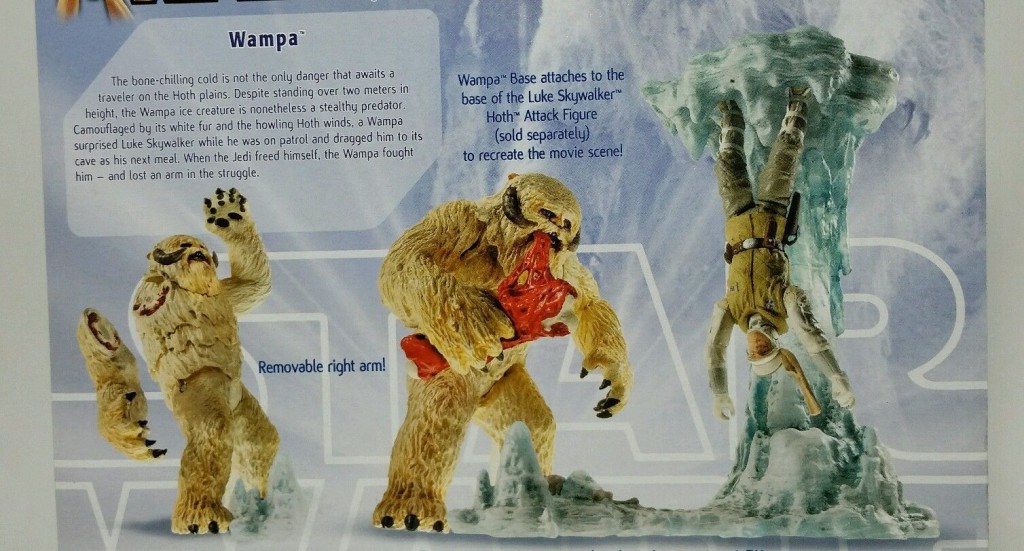 2003 Star Wars Wampa Figure with Hoth Cave, Empire Strikes Back - Out ...
